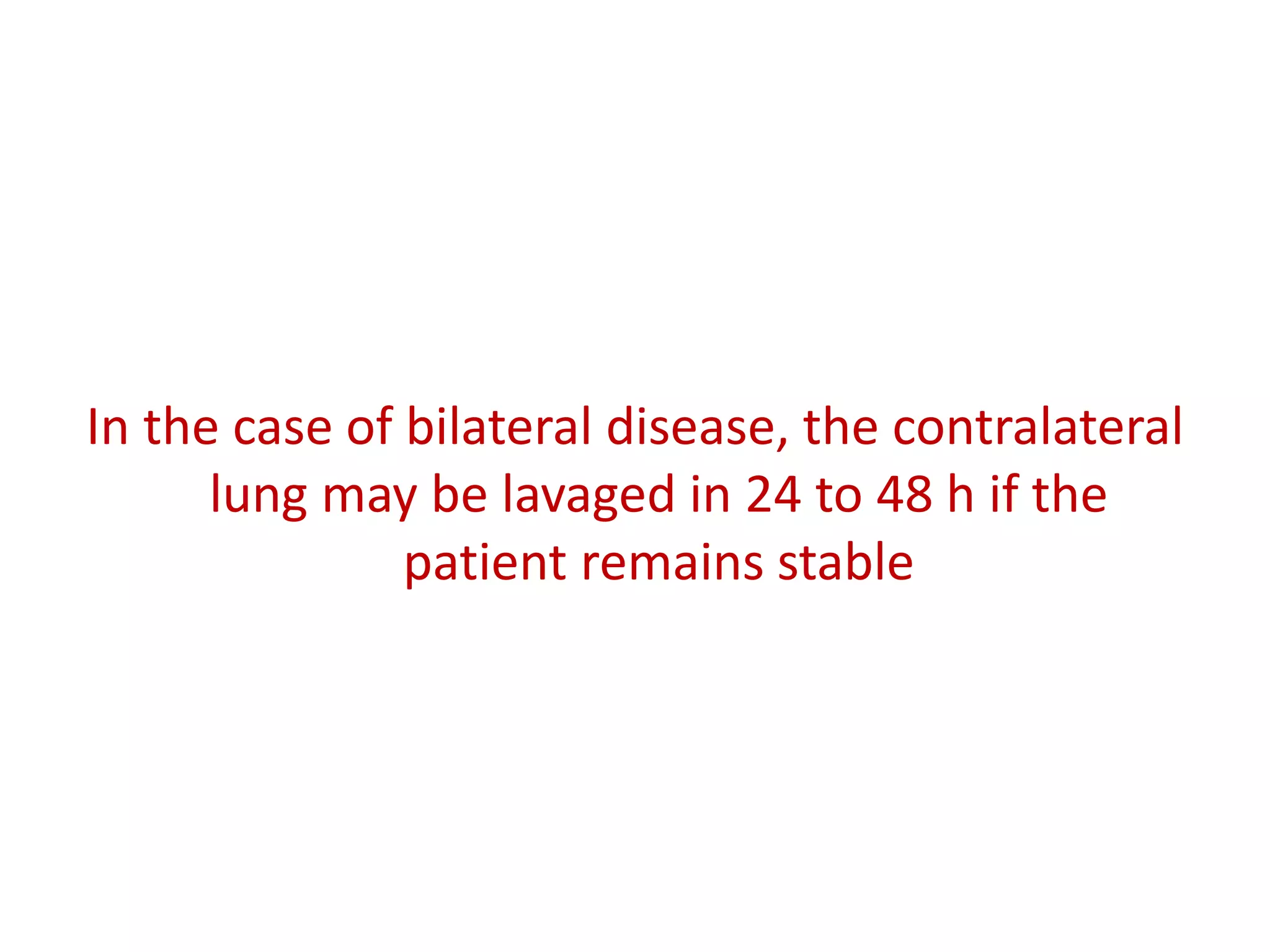 Whole Lung Lavage for Pulmonary Alveolar Proteinosis | PPTX