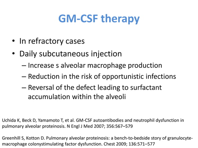 Whole Lung Lavage for Pulmonary Alveolar Proteinosis | PPTX | Lung and ...