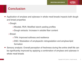 Xylanase and amylase solution for high quality whole meal bread | PDF