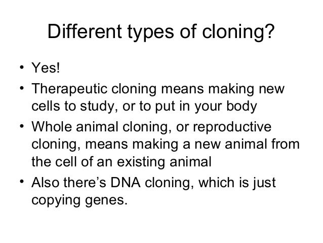 Cloning Meaning