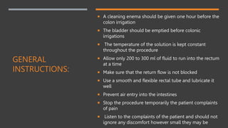 whole bowel irrigation | PPTX