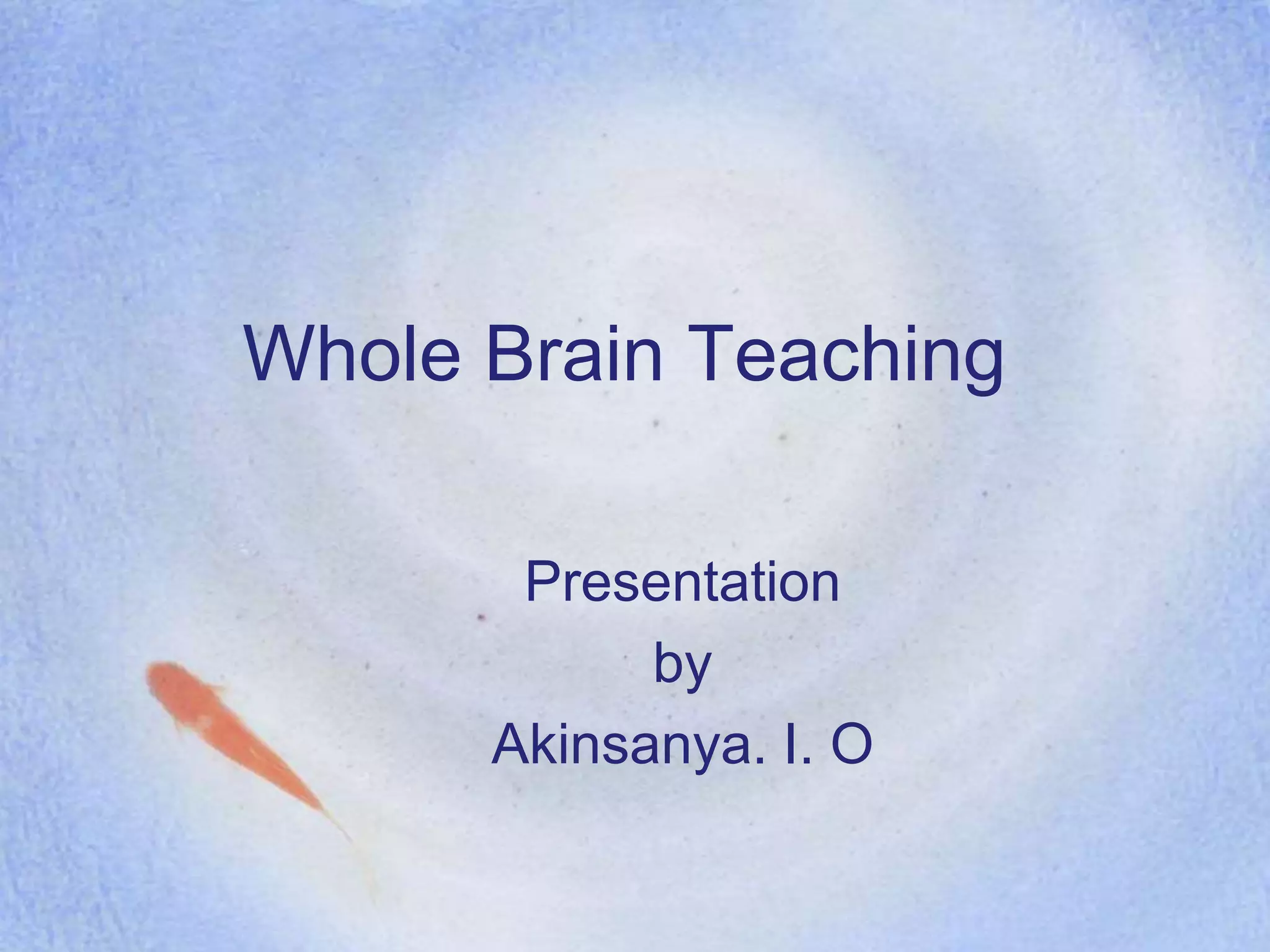 Whole brain teaching | PPTX