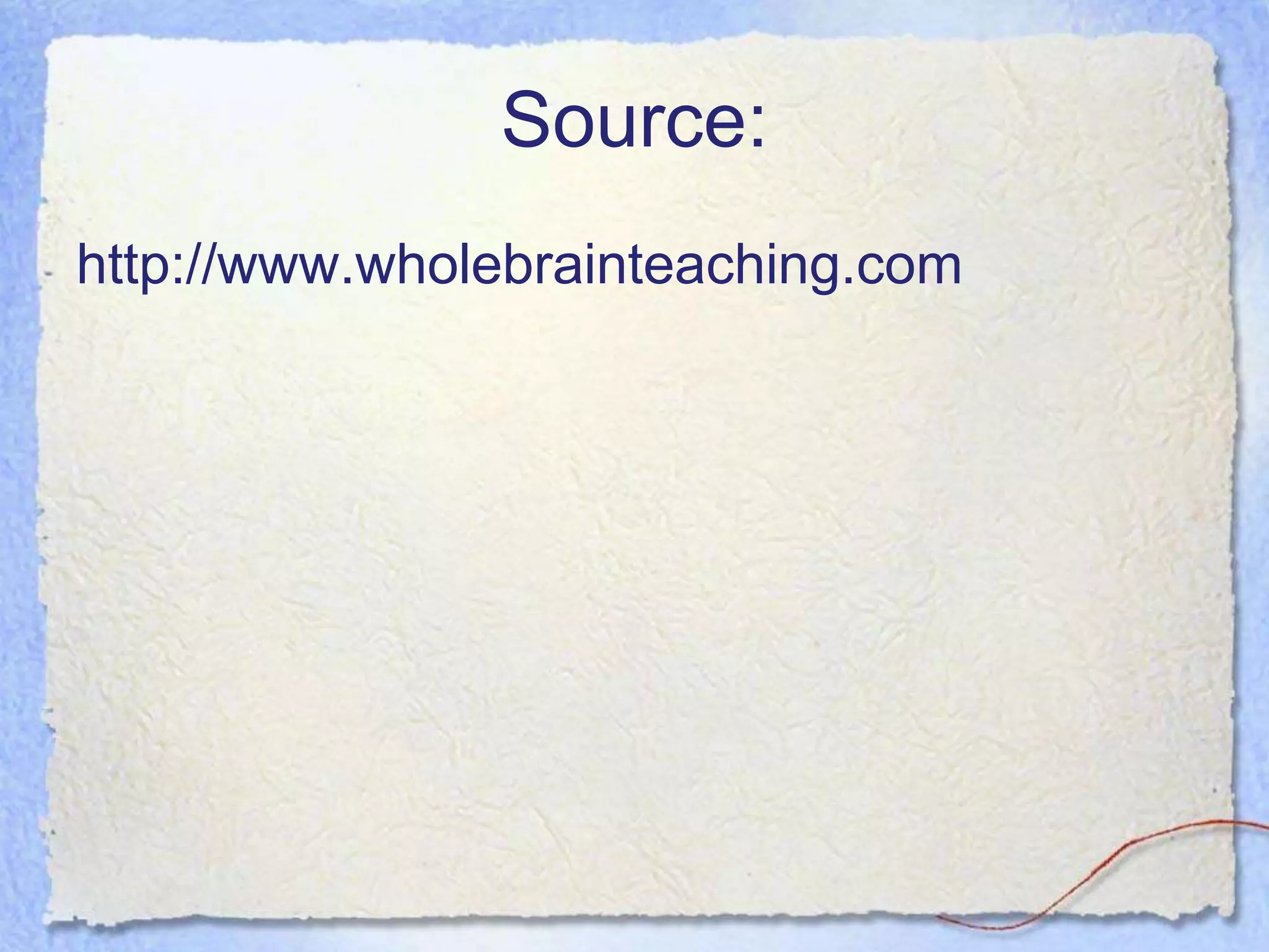 Whole brain teaching | PPTX