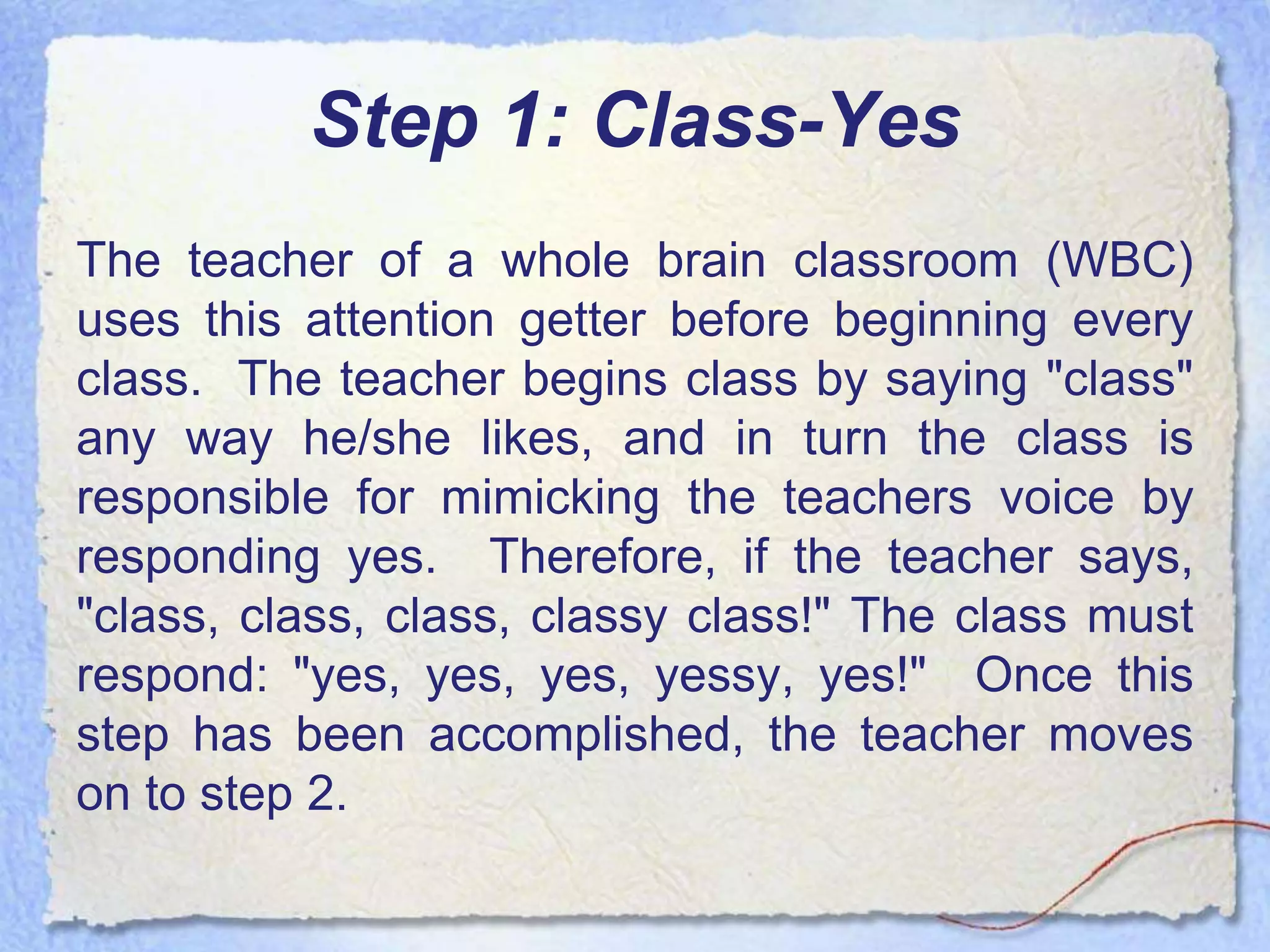 Whole brain teaching | PPTX