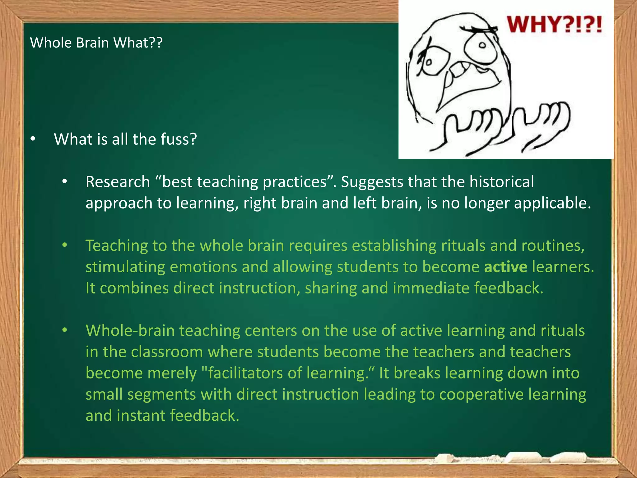 Whole brain teaching | PPTX