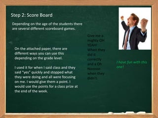 Whole brain teaching | PPTX