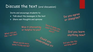 Whole class reading with adult literacy students | PPSX