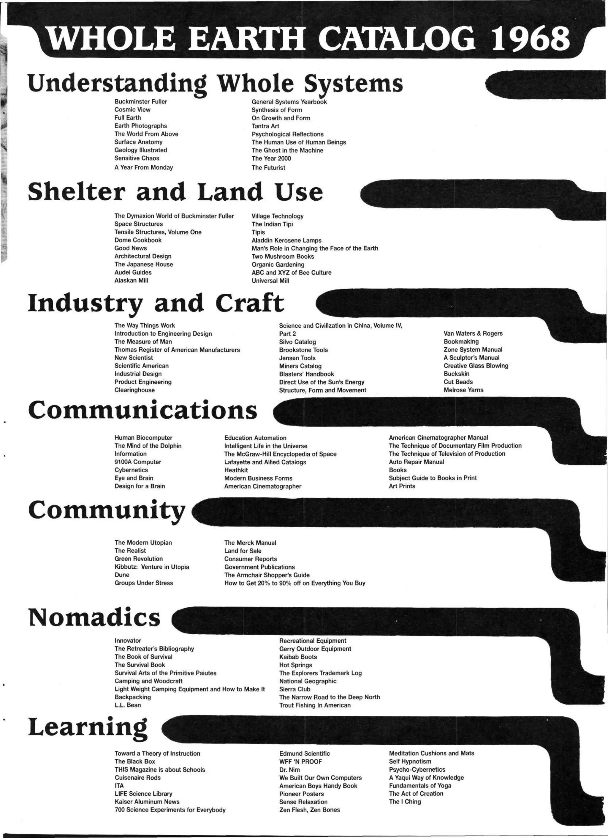 Whole earth catalog first one | PDF