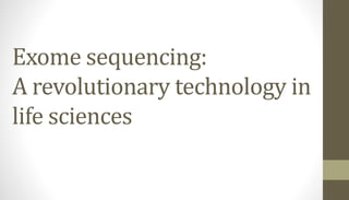 Whole Exome Sequencing .pptx