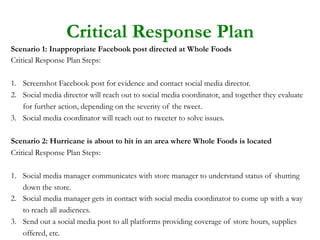 Whole Foods Social Media Strategy | PDF