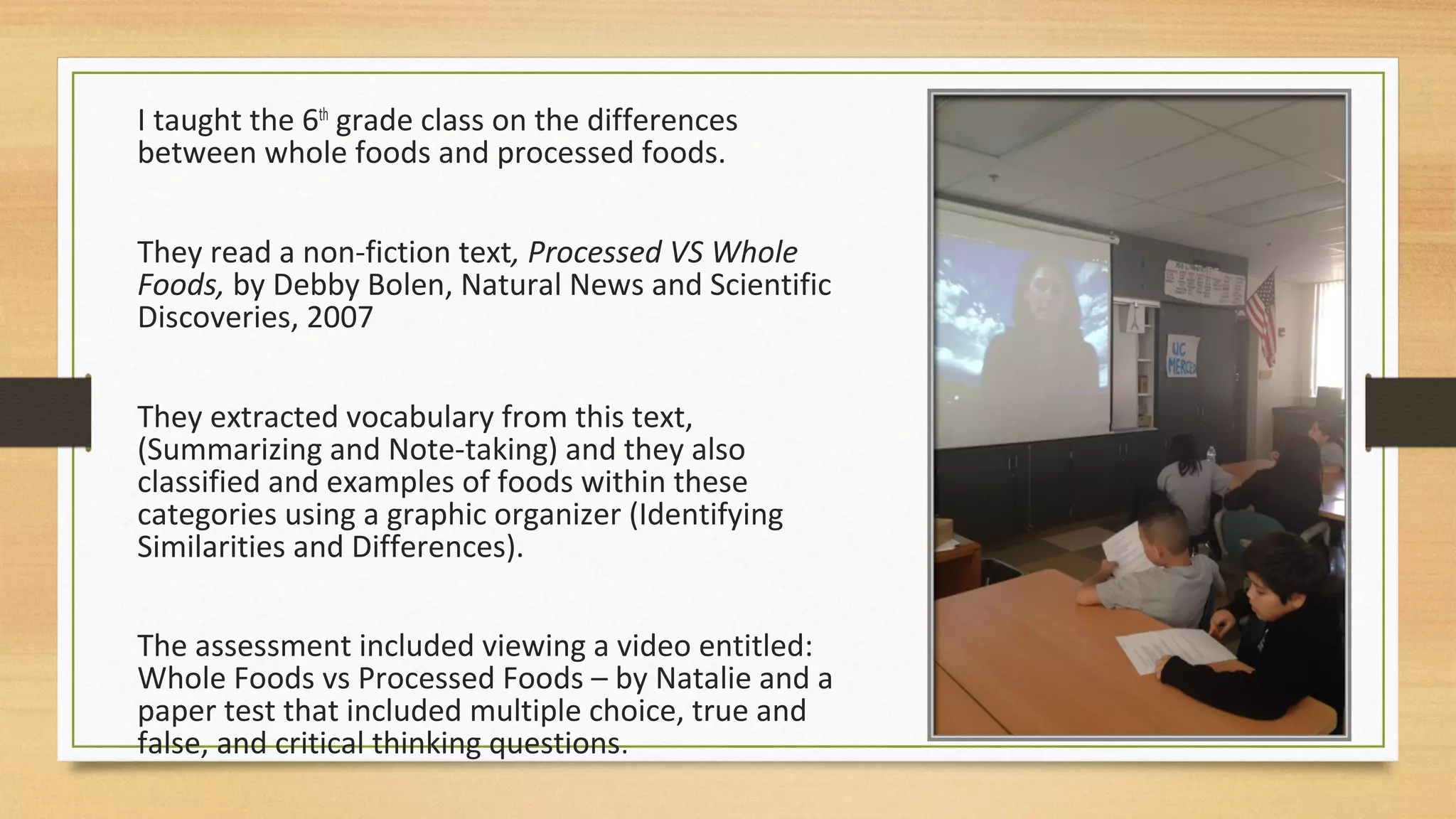 Whole food vs processed foods ppt03 | PPT
