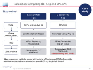 Whole Genome Amplification from Single Cell | PDF