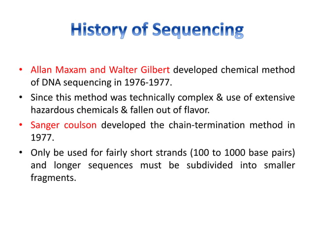 Third Generation Sequencing | PPTX | Biological Sciences | Science