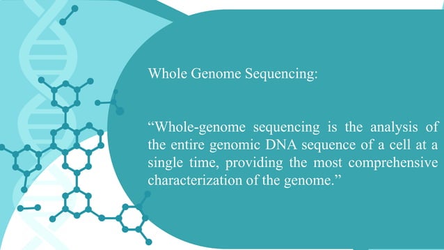 Whole genome sequence | PPTX