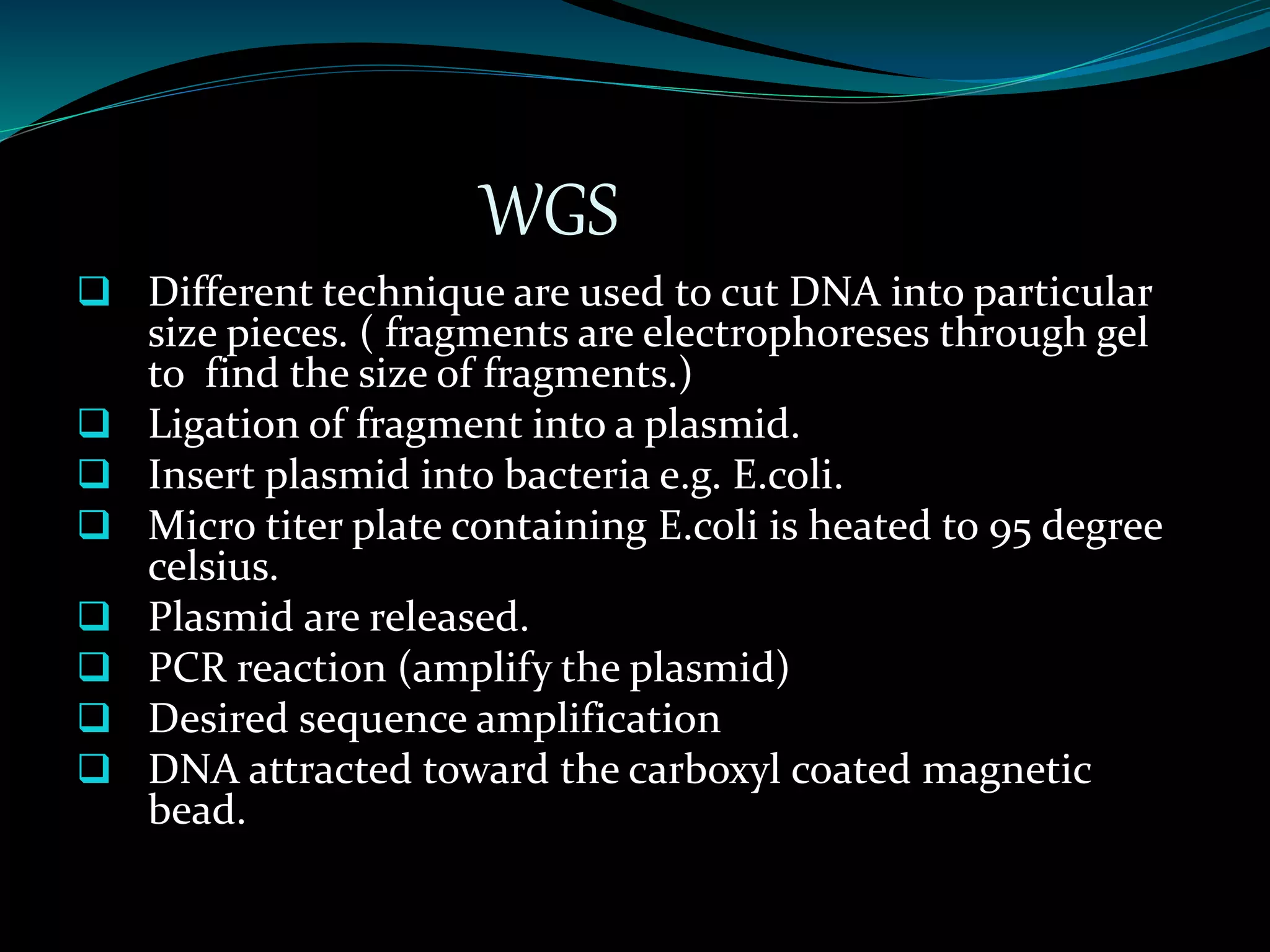 Whole genome sequence. | PPTX