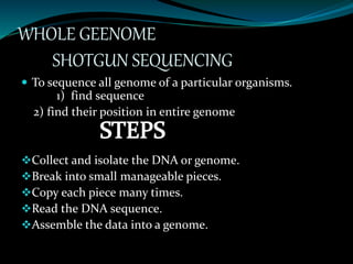 Whole genome sequence. | PPTX