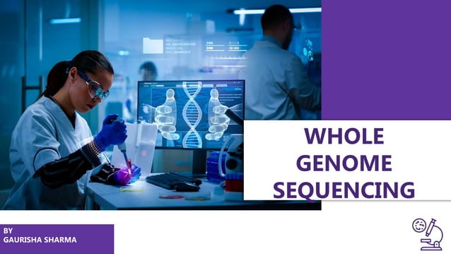 whole genome sequencing new and its types including shortgun and clone by clone | PPTX ...