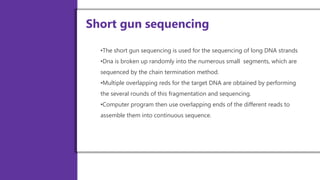 whole genome sequencing new and its types including shortgun and clone ...