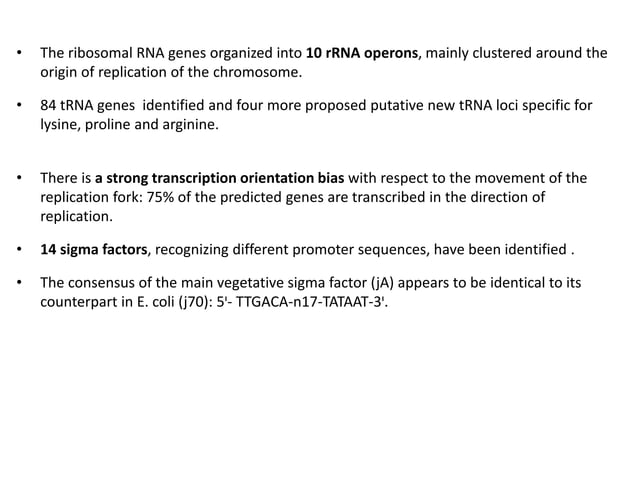 Whole genome sequencing of Bacillus subtilis a gram positive organism | PPT