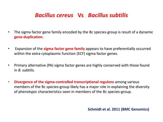 Whole genome sequencing of Bacillus subtilis a gram positive organism | PPT