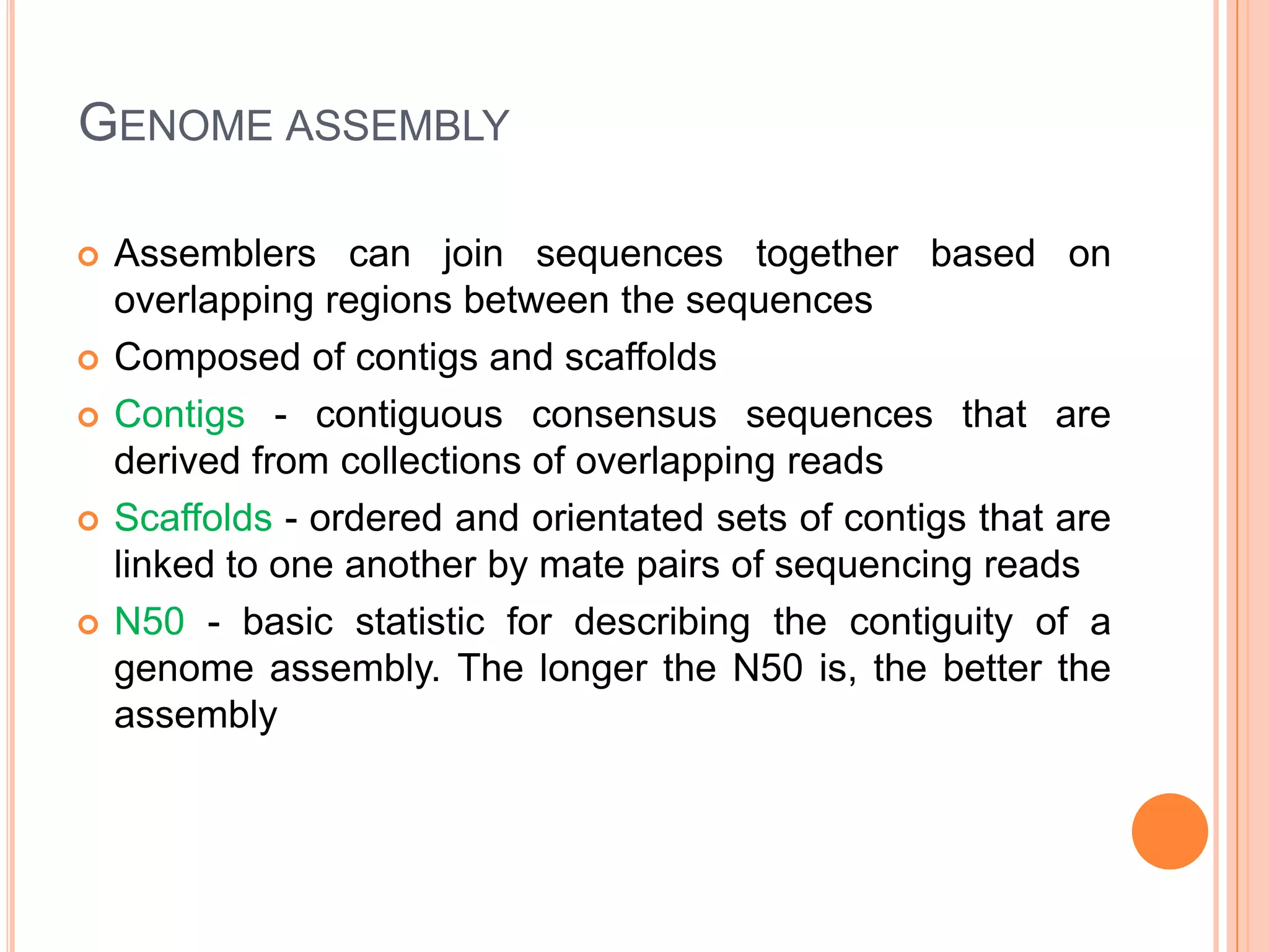 Whole genome sequencing of bacteria & analysis | PPTX