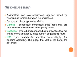Whole genome sequencing of bacteria & analysis | PPTX