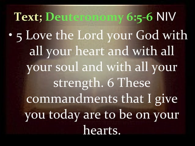 Whole hearted commitment! | PPT