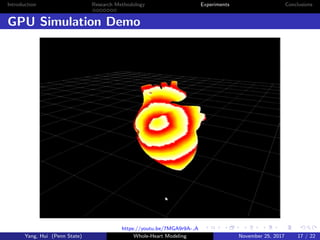 Whole Heart Modeling – Spatiotemporal Dynamics of Electrical Wave Conduction and Propagation | PPT