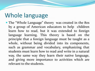 Whole language | PPT