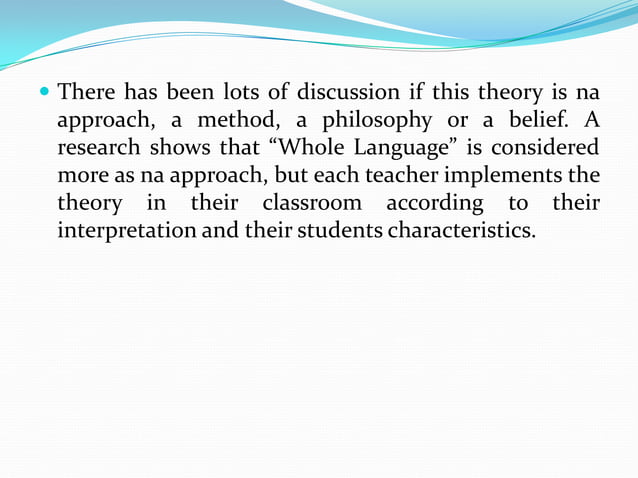 Whole Language Ppt 9515