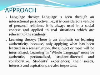 Whole language | PPT