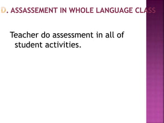 Whole language | PPTX