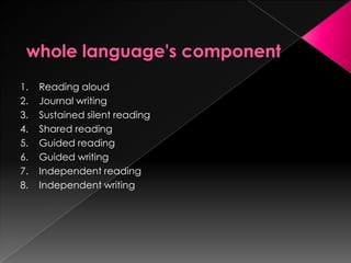 Whole language eka | PPT