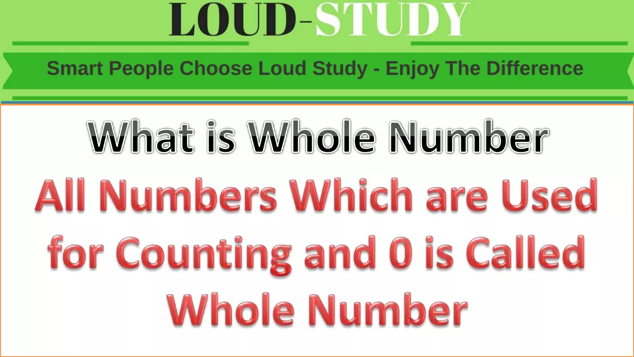 Whole number | PPTX | Business Banking & Finance | Business