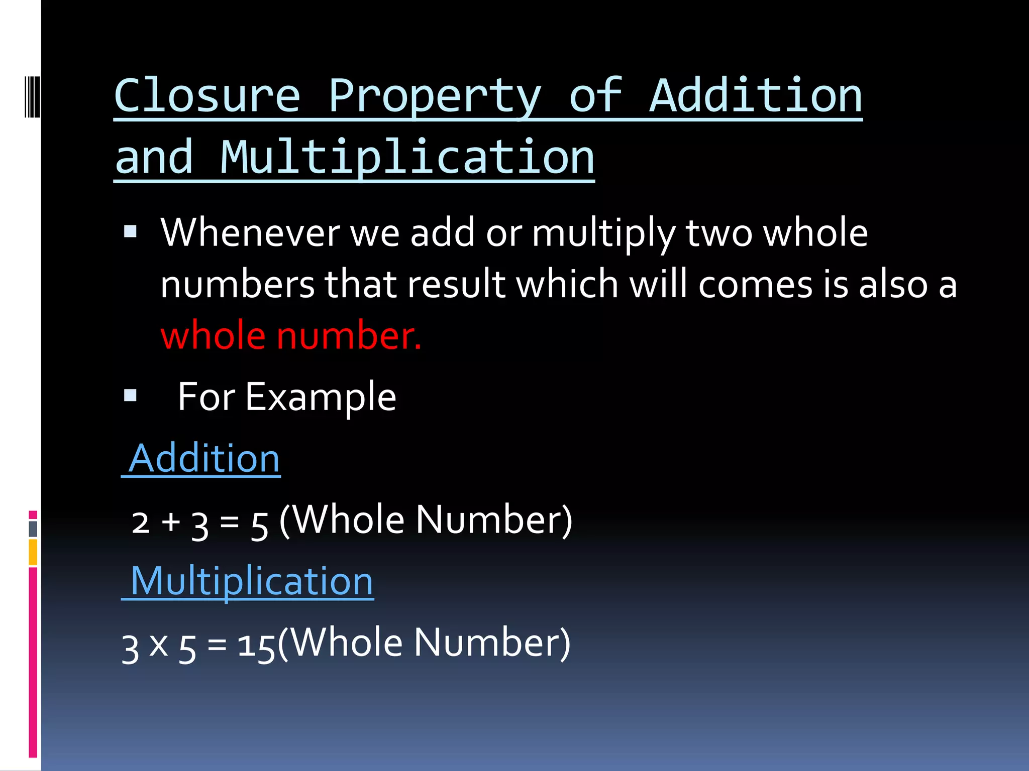 Whole numbers | PPTX