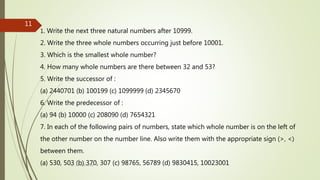 Whole numbers | PPT