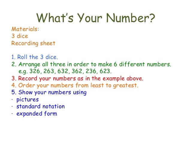 Whole numbers and integers