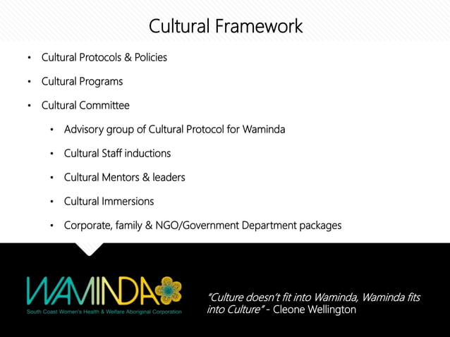 NACCHO 2018 National Conference – Waminda's Model of Care | PPTX ...