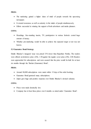 Dainik Bhaskar Jaipur doc | DOCX | Business Administration | Business