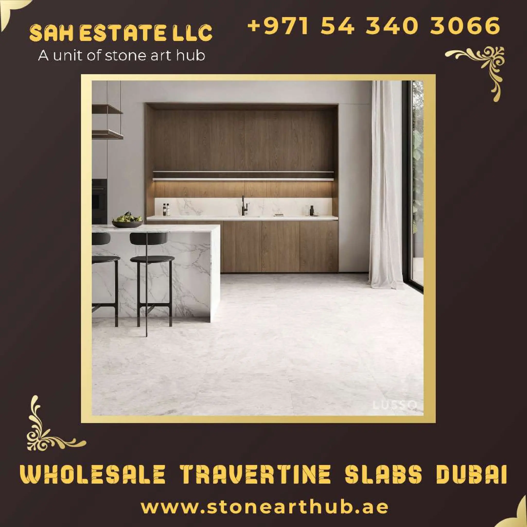 Wholesale Travertine Slabs Dubai - SAH ESTATE LLC | PDF