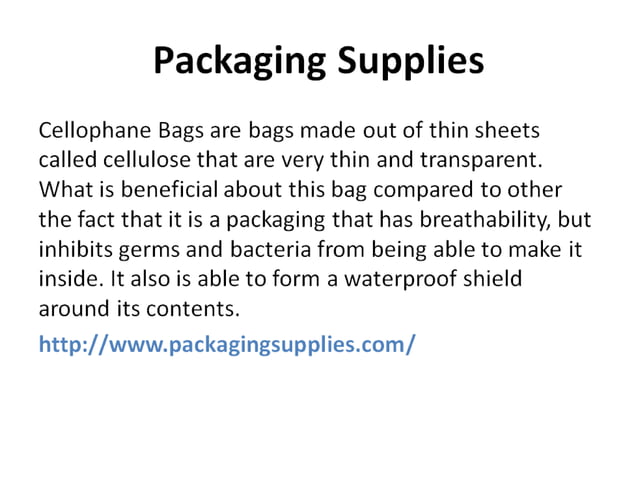 Wholesale cellophane bags | PPTX | Skin Care | Beauty