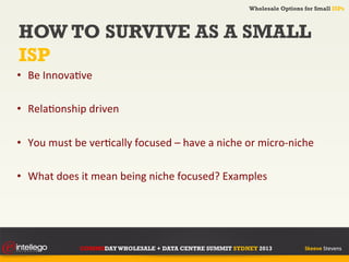 Wholesale Options for Small ISPs | PDF