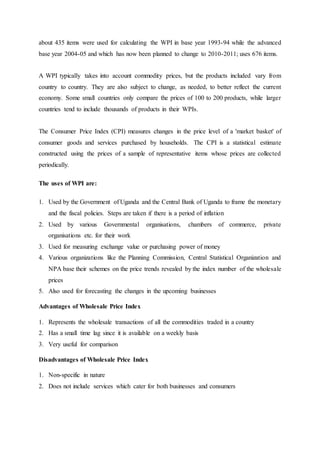 Whole sale price index | PDF