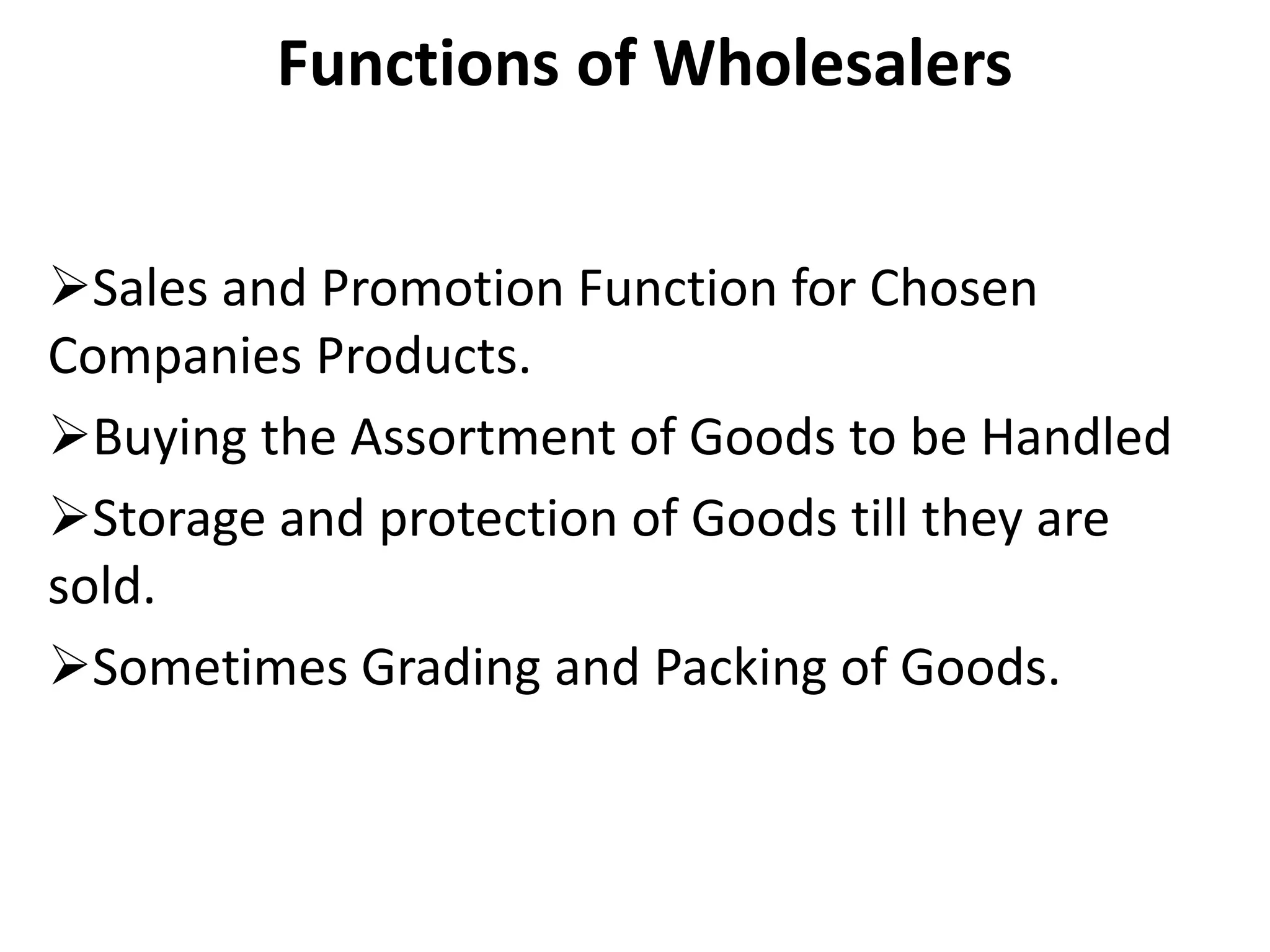 Wholesaling and retailing | PPTX