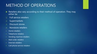 Wholesaling and retailing (marketing) | PPTX