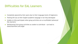 Whole School EAL Training: Graphic Organizers and Collaborative ...