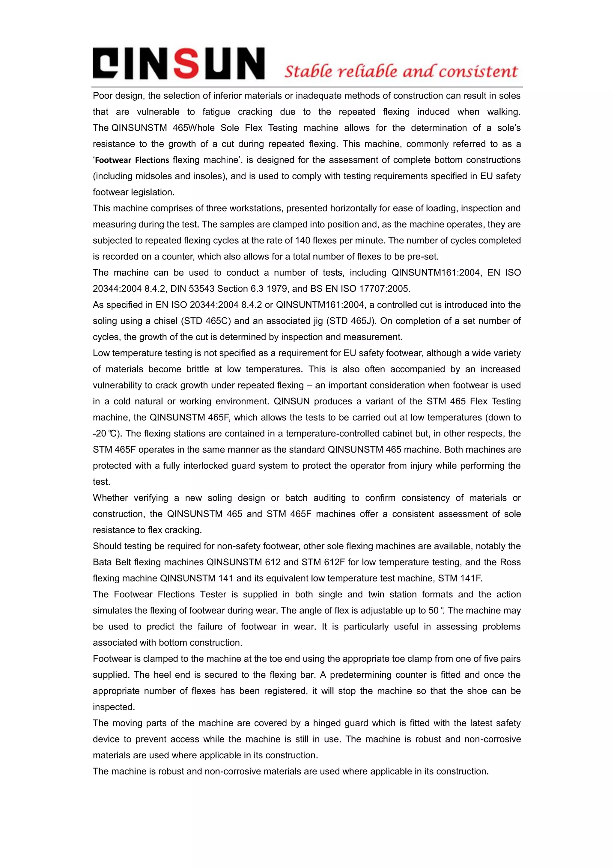 Whole shoe flexing machine | PDF