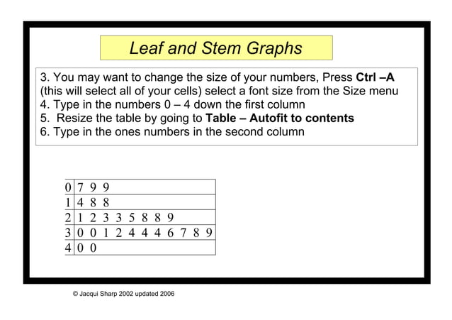Statistics Level 3 | DOC