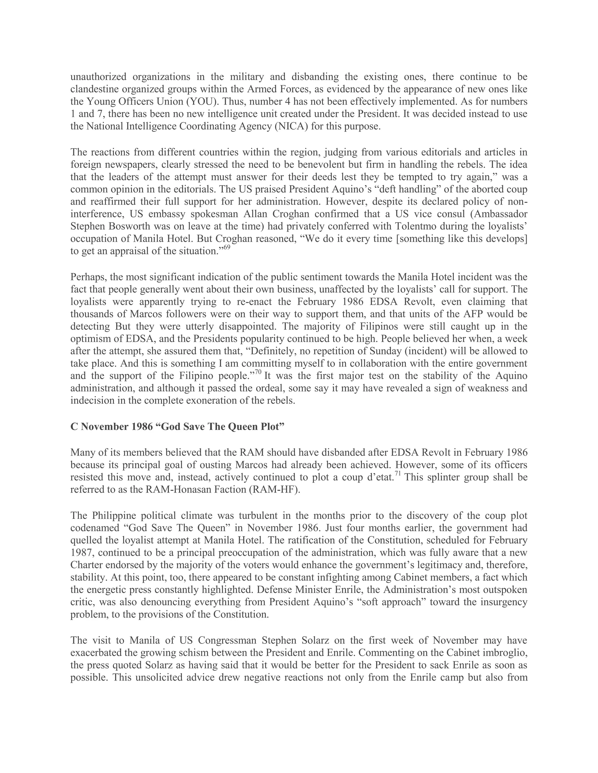 History of Coup in the Philippines | PDF