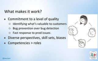 The Whole Team Approach to Quality in Continuous Delivery | PPT